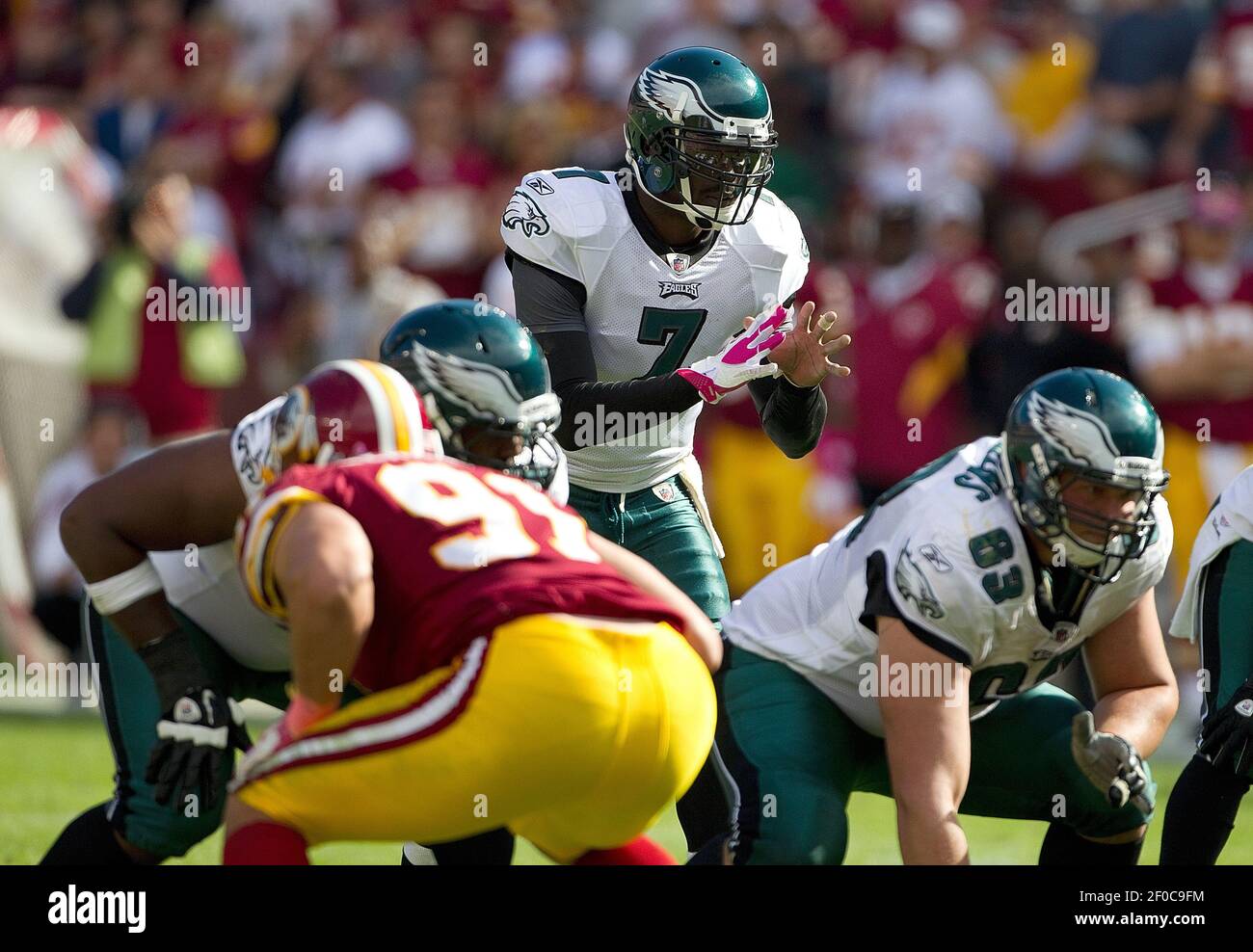 Philadelphia Eagles quarterback Michael Vick (7) during the second half ...