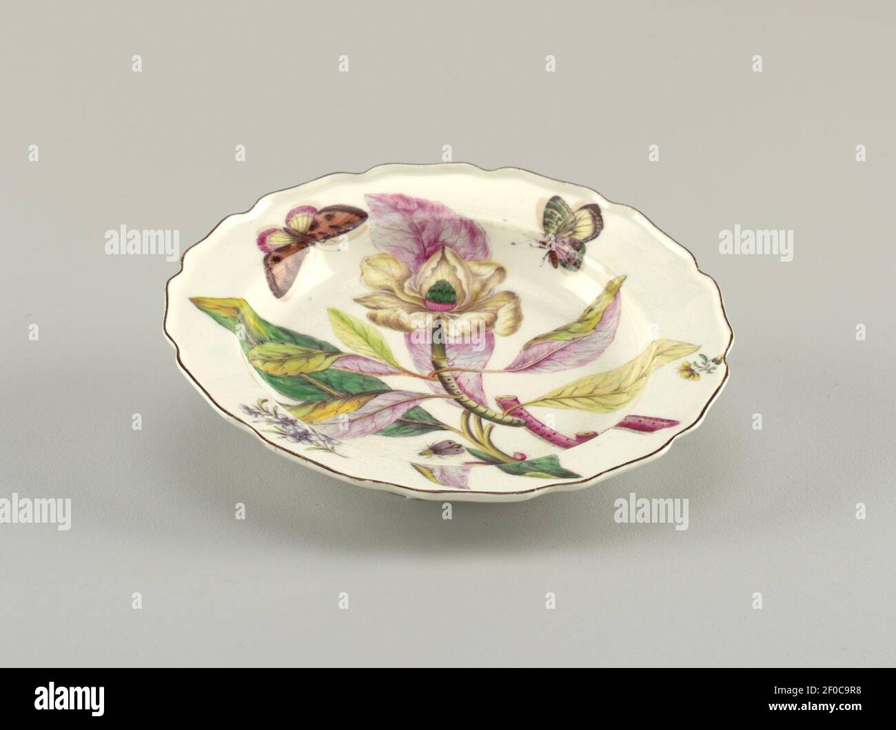 Plate (England), 1753–58 Stock Photo - Alamy
