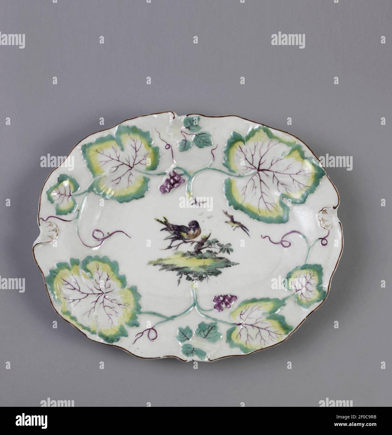 Plate (England), 1755–1760 Stock Photo - Alamy