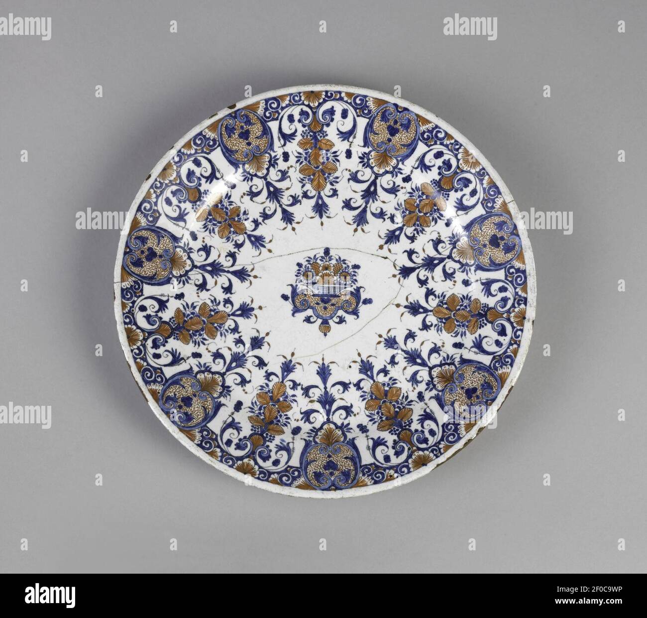 Plate (France), 1710–30 Stock Photo - Alamy
