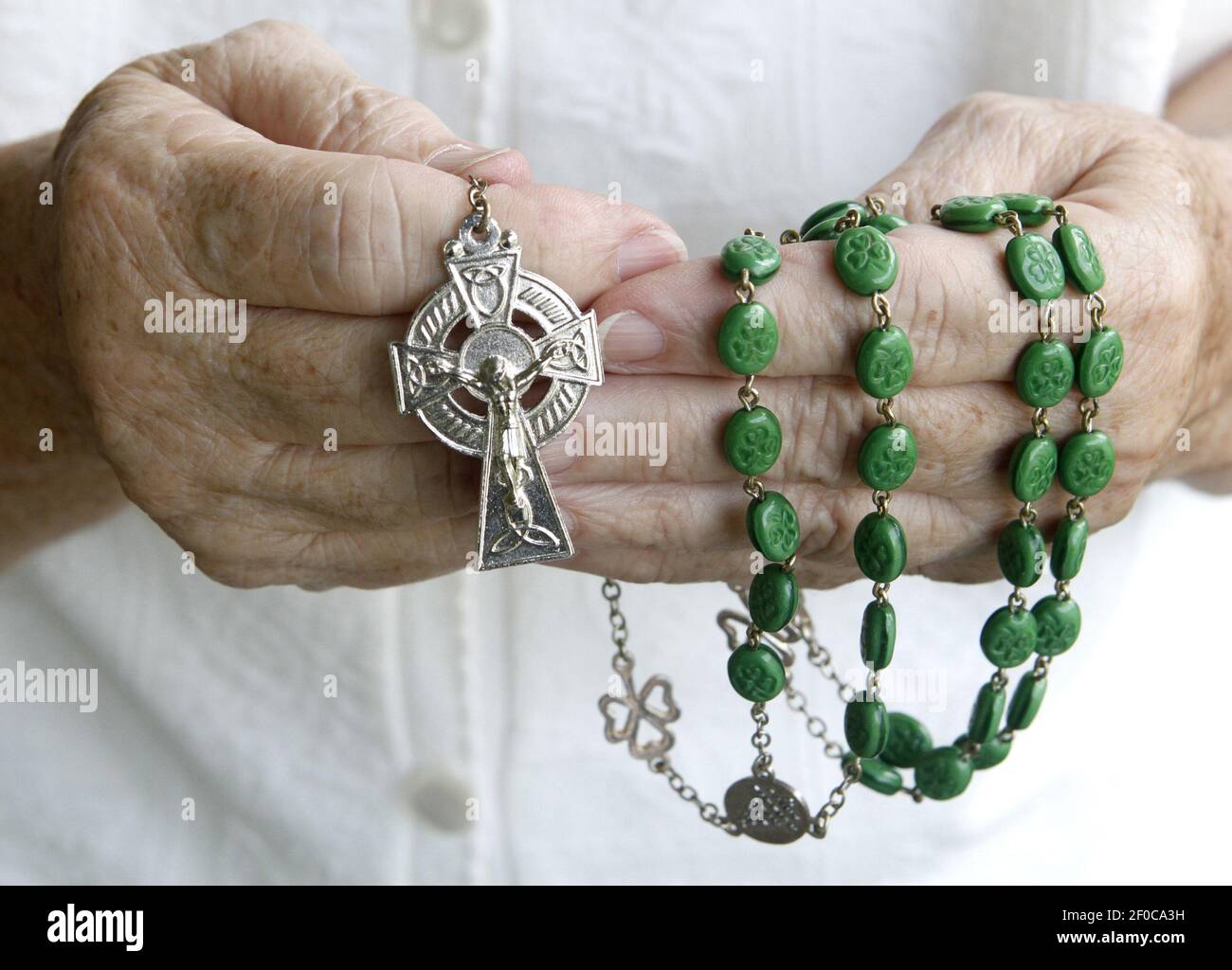 Gloria Hoffner, 82, of Ridley Park, has collected rosaries for much of ...