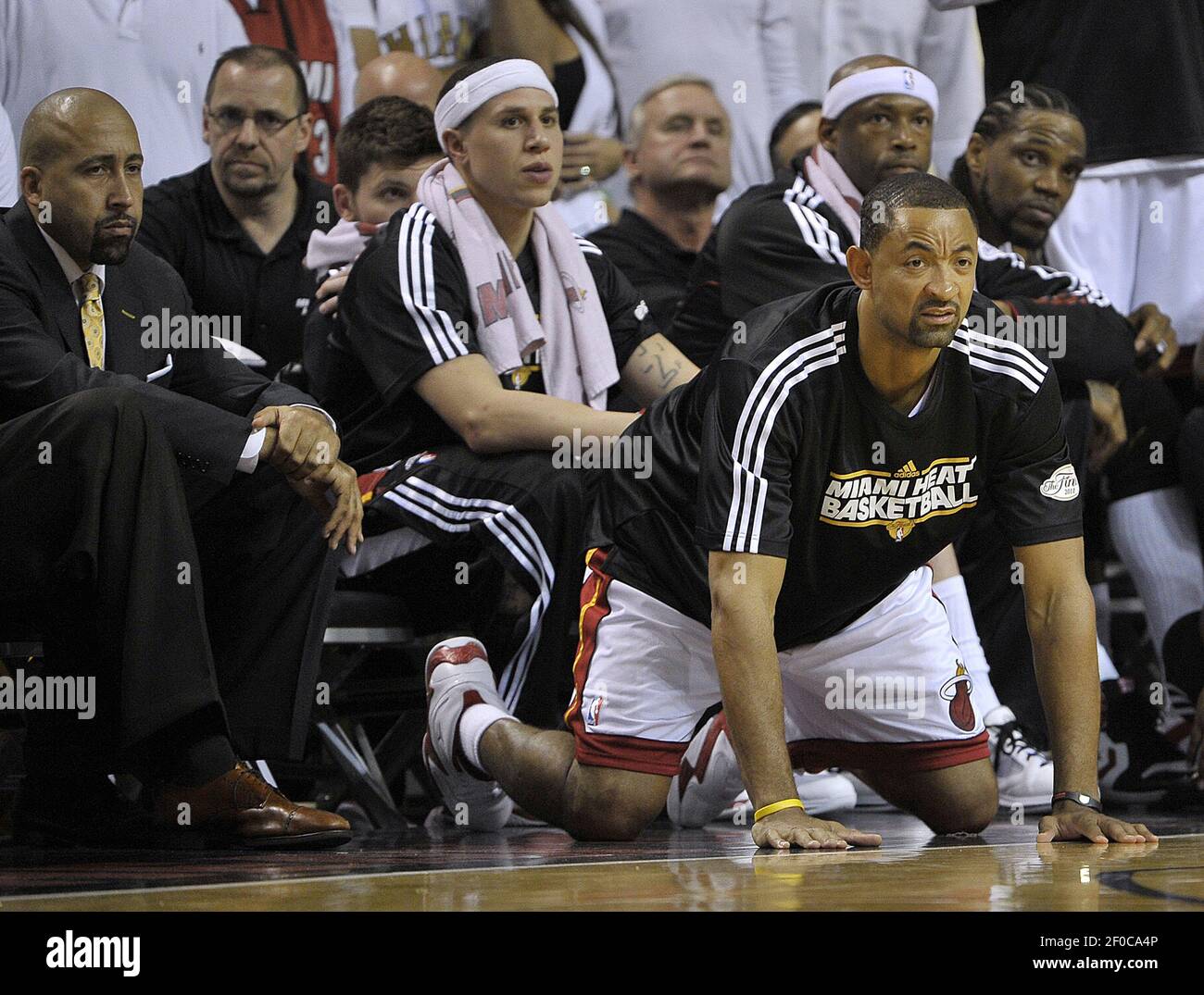 Juwan Howard Heat Bench