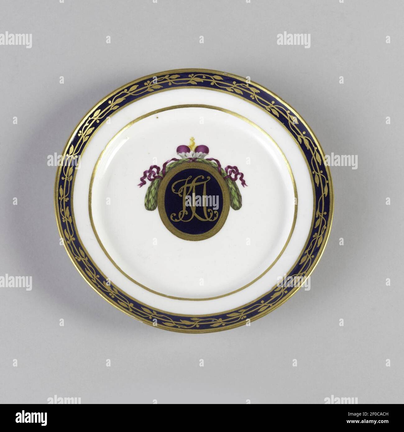 Plate (Russia), ca. 1780 Stock Photo - Alamy