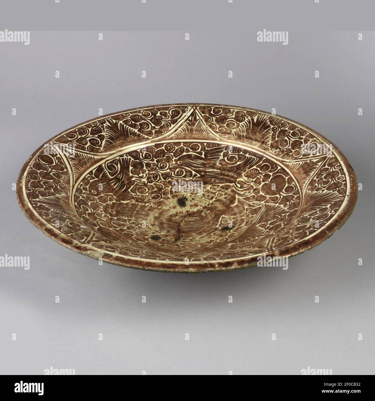 Plate (Spain), late 17th century Stock Photo - Alamy