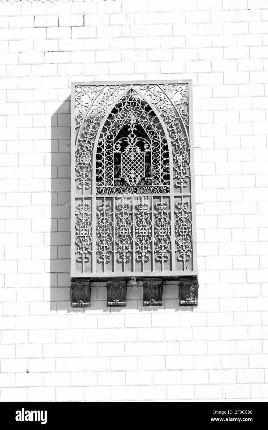 In oman the old ornate window Stock Photo - Alamy