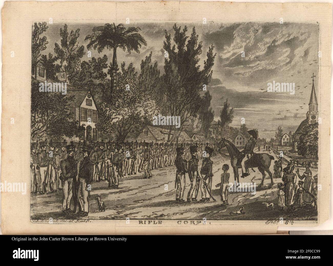 Plate 8 Rifle Corps Stock Photo - Alamy