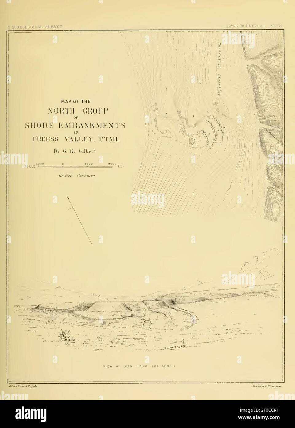 Plate 16 Map of the North Group Stock Photo - Alamy