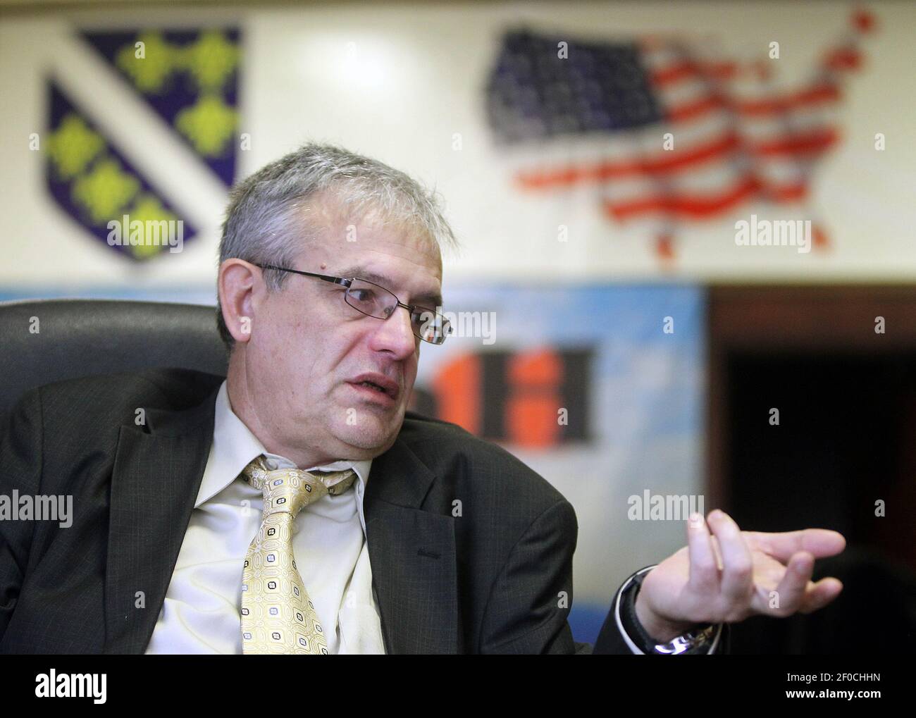 Sukrija Dzidzovic is photographed December 20, 2011, during an ...