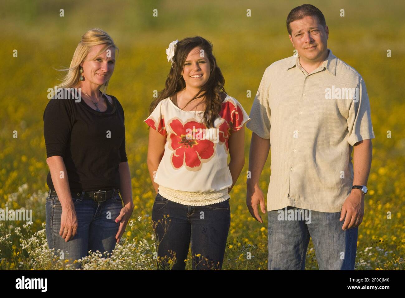 Melissa, left, and Shawn Gerleman, right, poses for portrait with their ...