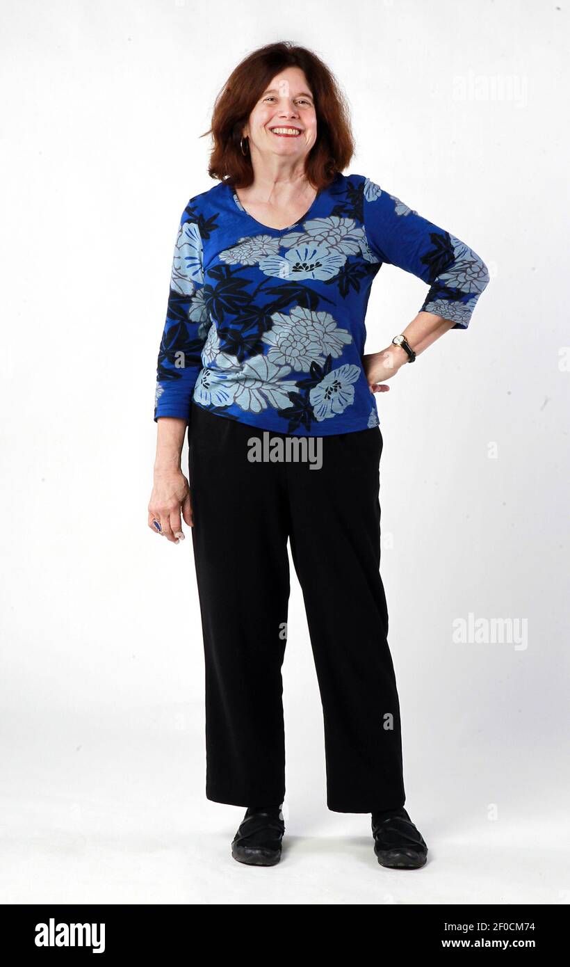 Susan Waugh poses for her "before" photo. (Photo by Stephanie S. Cordle ...