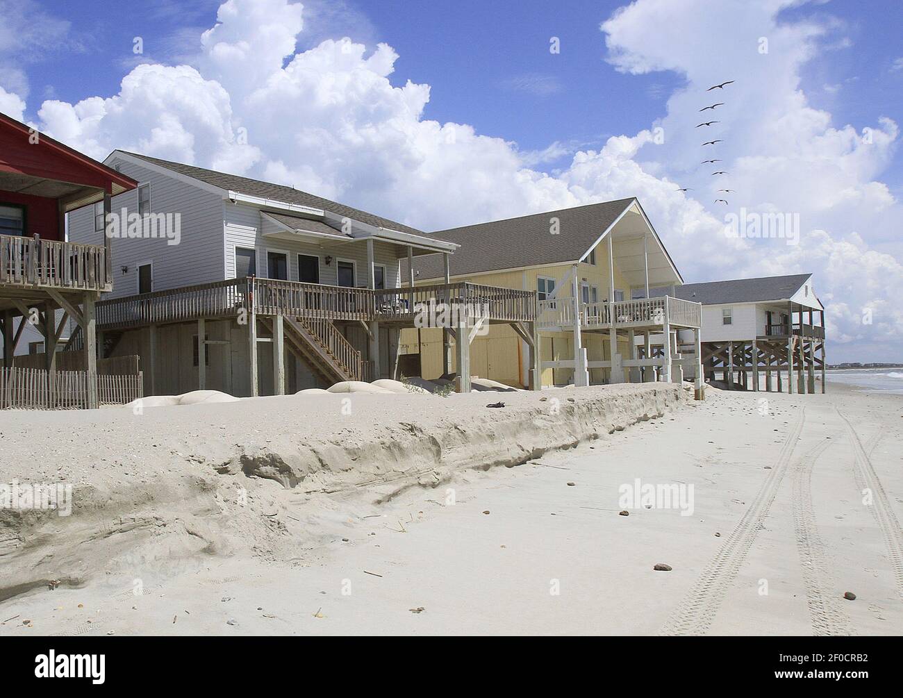 Jean Venable's home, right, is at the end of East Third Street in Ocean ...