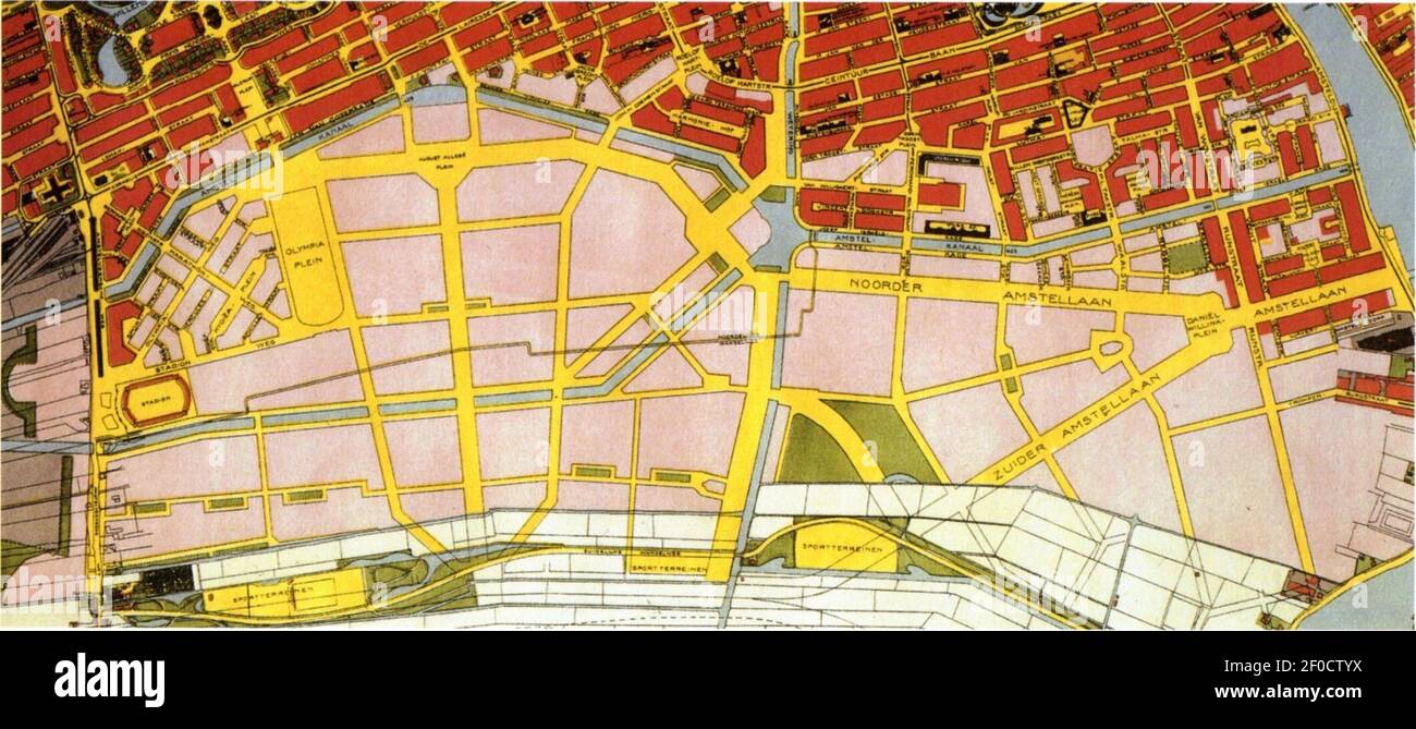 Plattegrond van amsterdam hi-res stock photography and images - Alamy