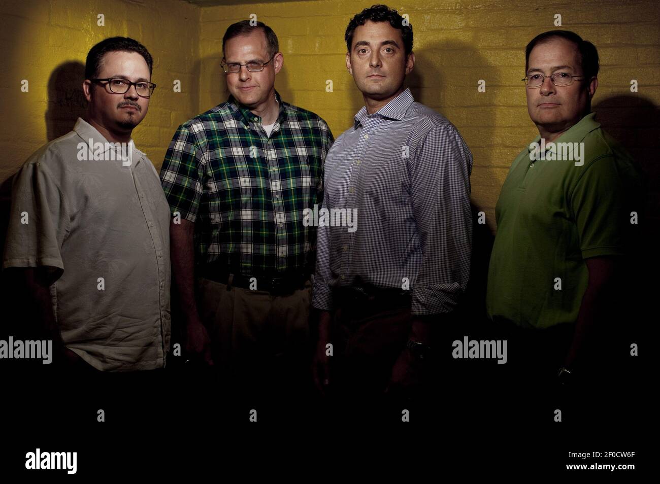 Scott Heyer, from left, a White House Situation Room communications ...