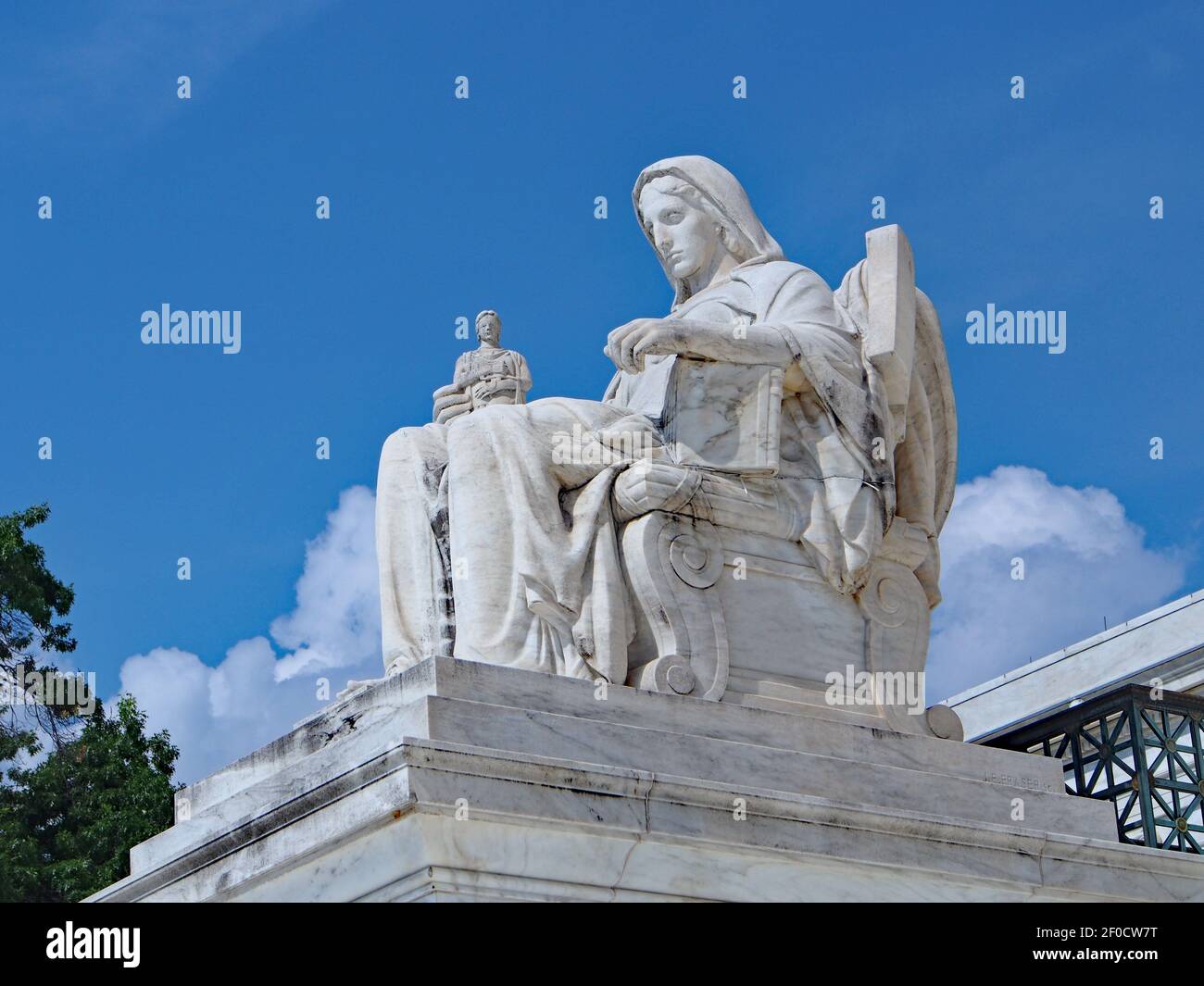 Statue of Contemplation of Justice,in front of United States Supreme ...