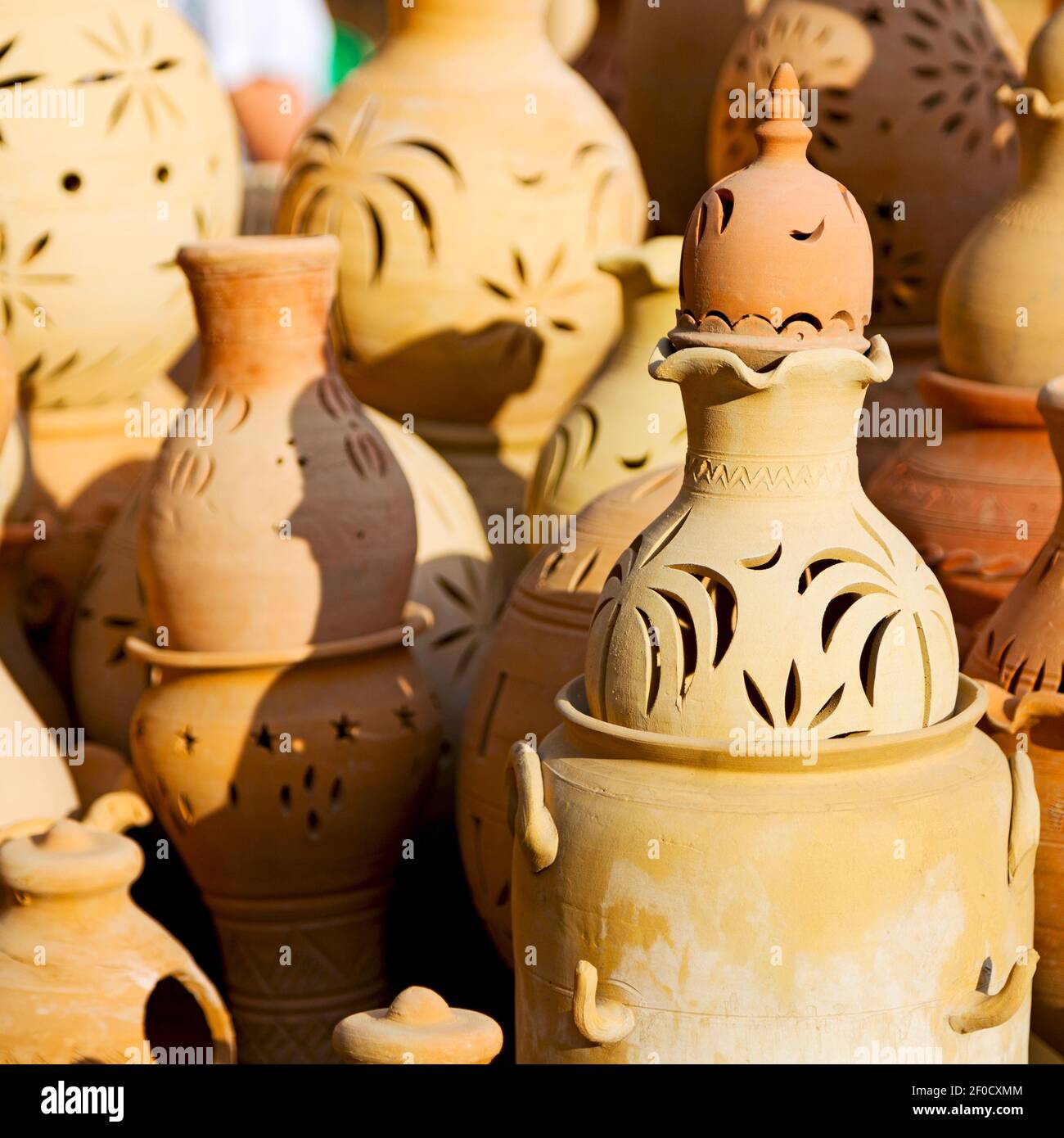 In oman muscat the old pottery market sale manufacturing container ...