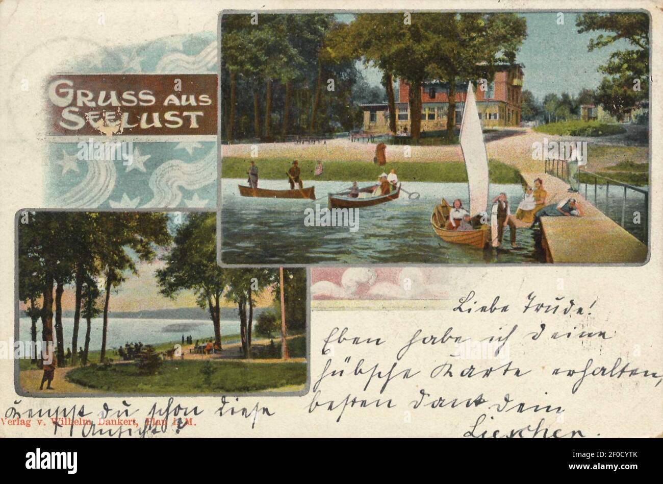 Plau seelust hi-res stock photography and images - Alamy