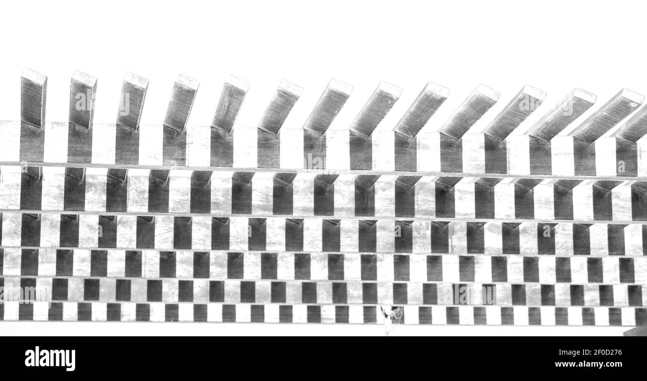 Wooden beams on new Black and White Stock Photos & Images - Alamy