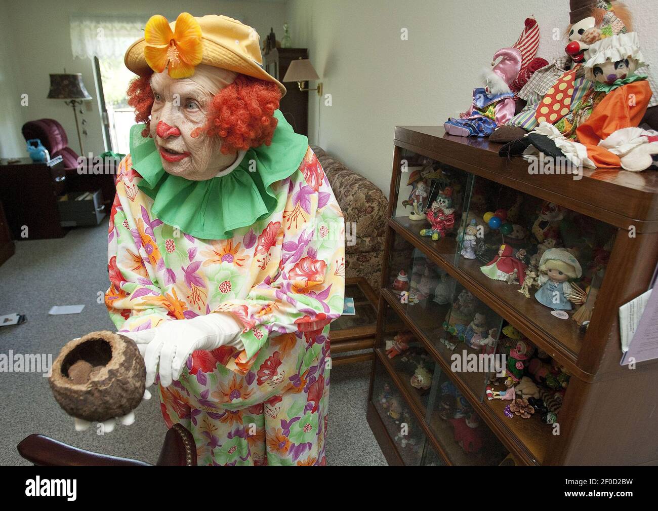 Marie "Posie" Kellogg, 99. is a clown, or at least used to be as she ...