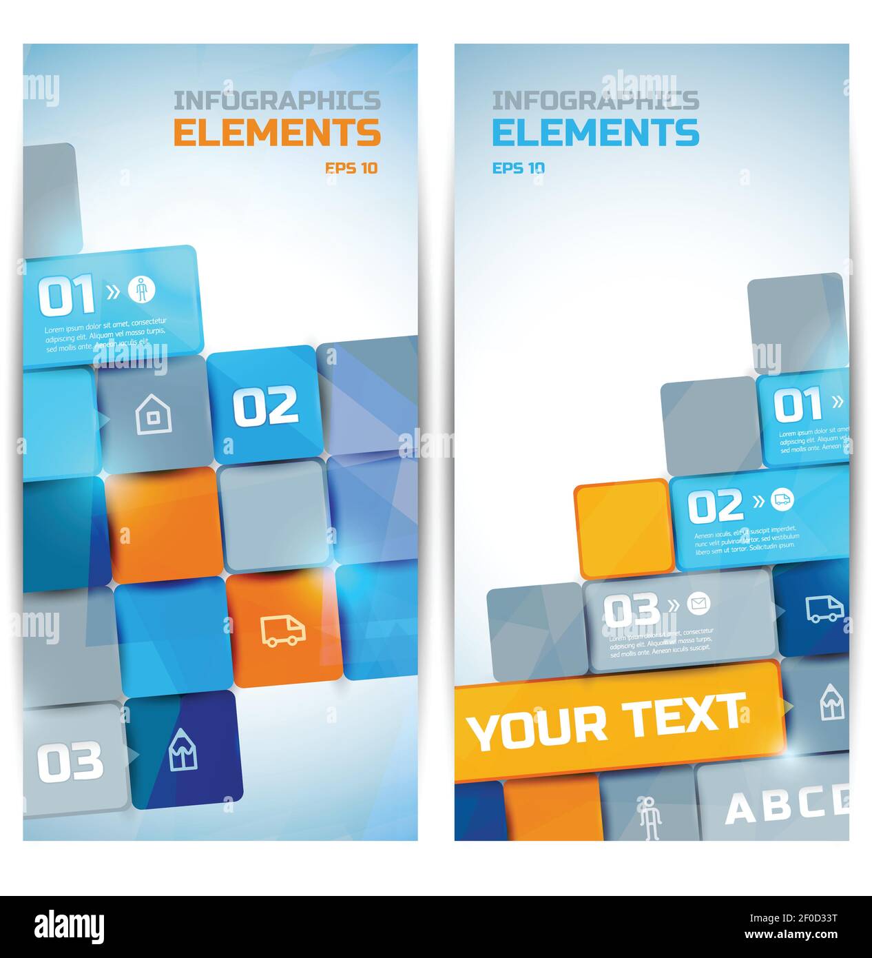 Infographics template options square Cut Out Stock Images & Pictures ...