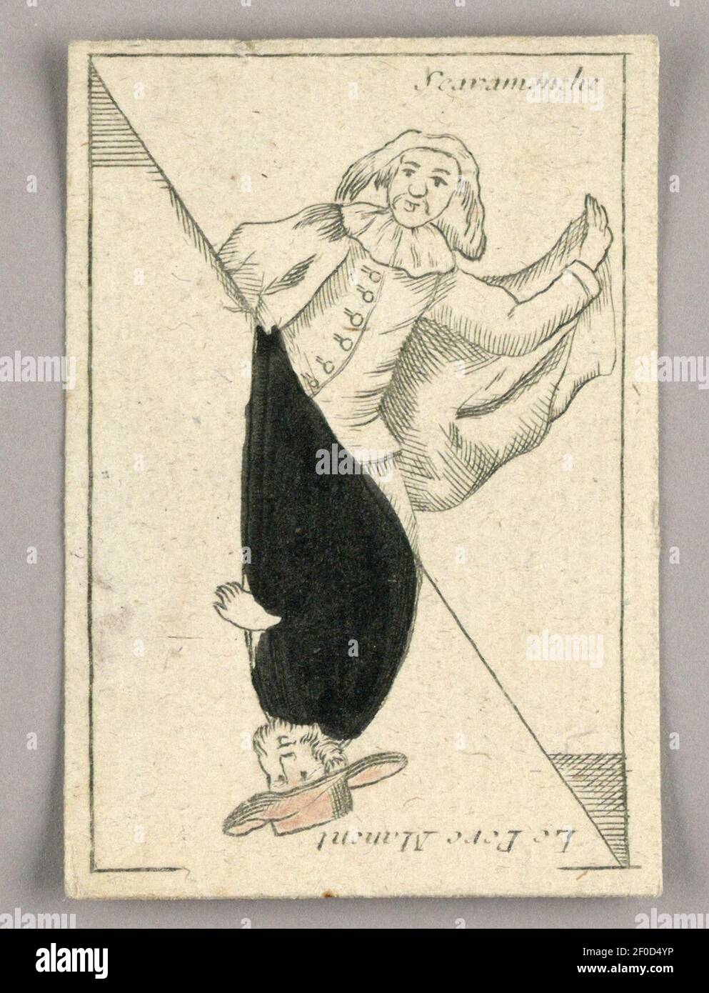 Playing Card, ca. 1770 Stock Photo - Alamy