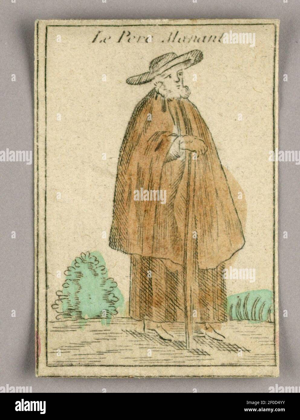 Playing Card, ca. 1770 Stock Photo - Alamy