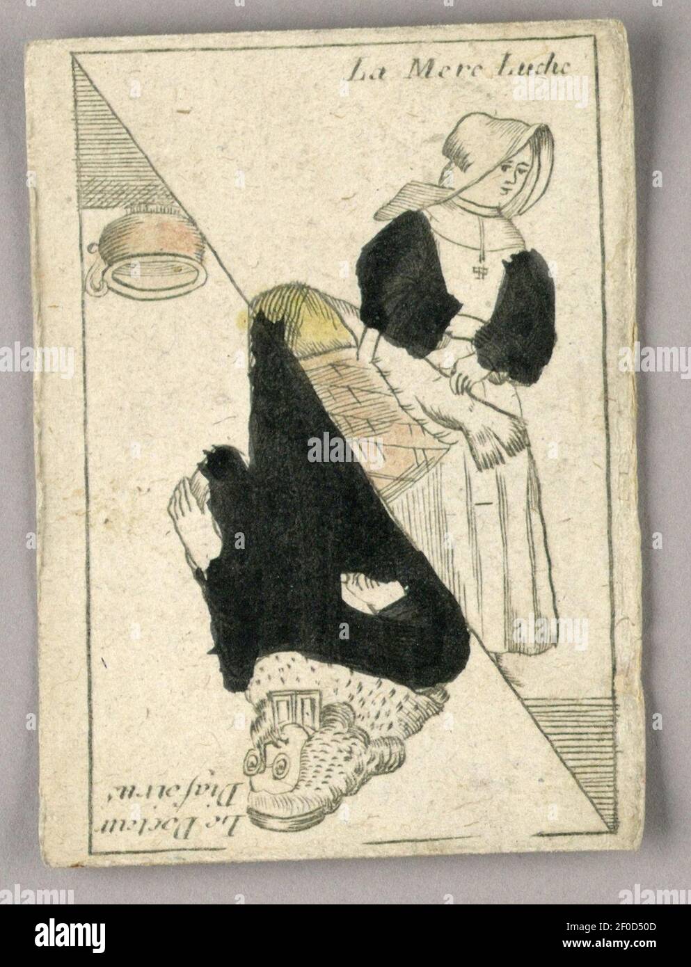 Playing Card, ca. 1770 Stock Photo - Alamy