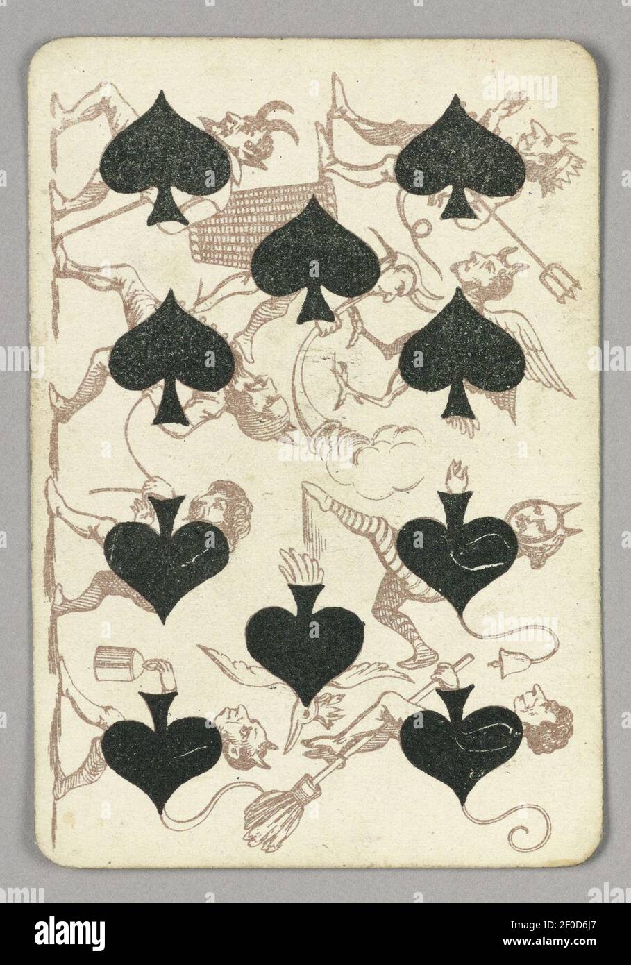 Ten of spades playing card hi-res stock photography and images - Alamy