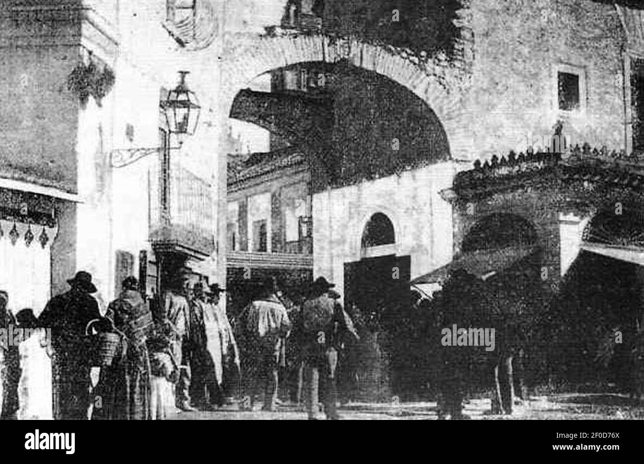 Plaza Mayor 1896 Stock Photo - Alamy