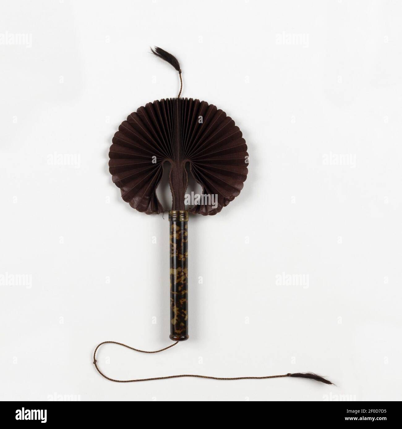 Pleated Cockade Fan (USA), 1870–90 Stock Photo - Alamy
