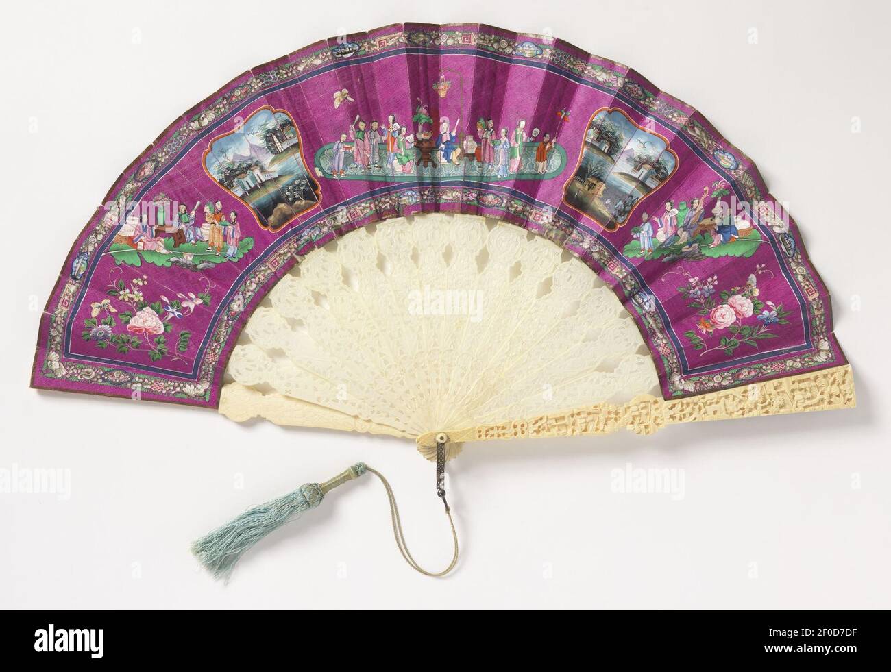 Pleated Fan (China), 1850–1900 Stock Photo - Alamy