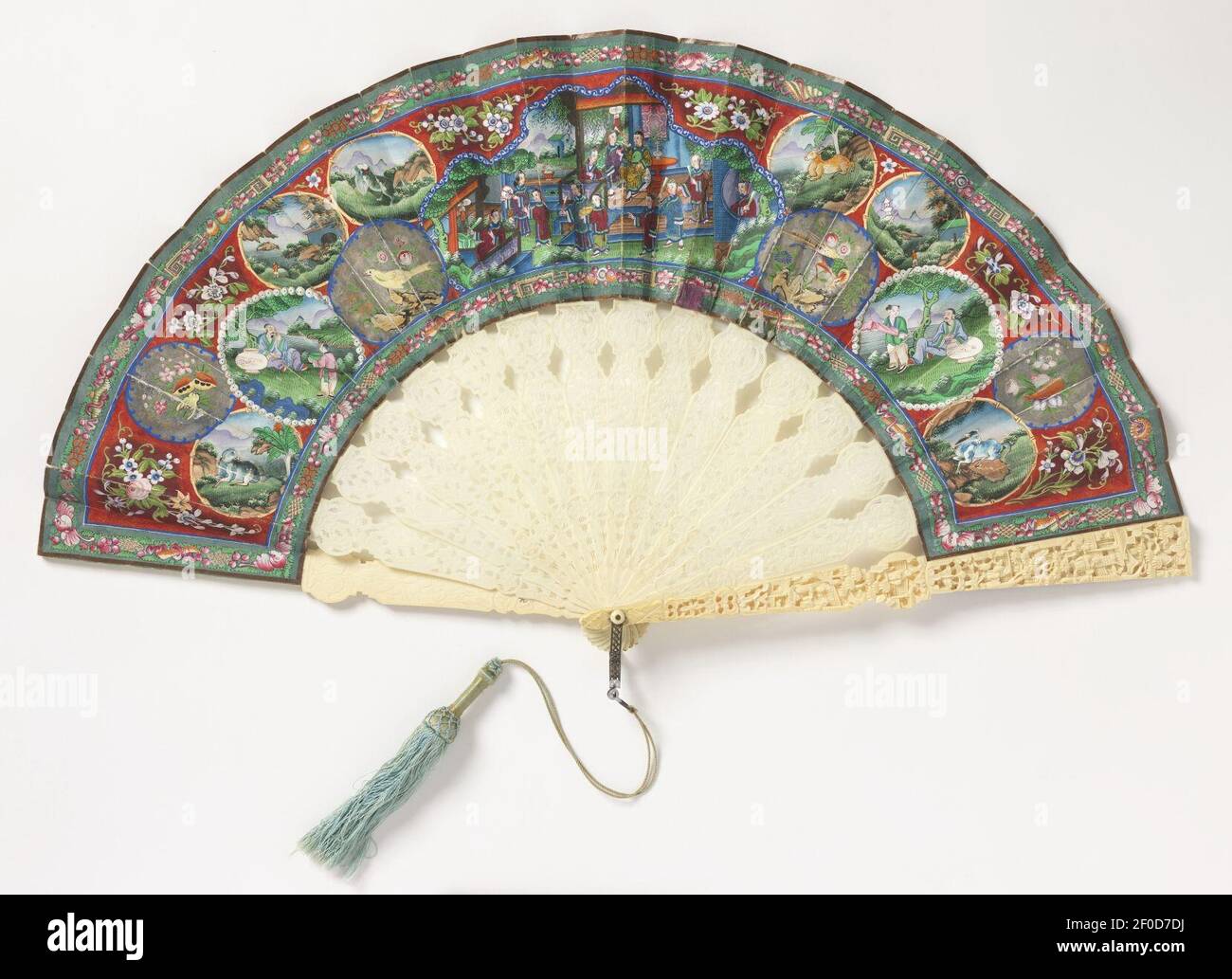 Pleated Fan (China), 1850–1900 Stock Photo - Alamy