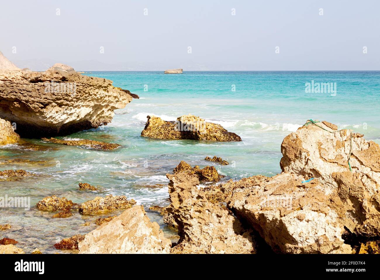 In oman coastline sea ocean Stock Photo - Alamy