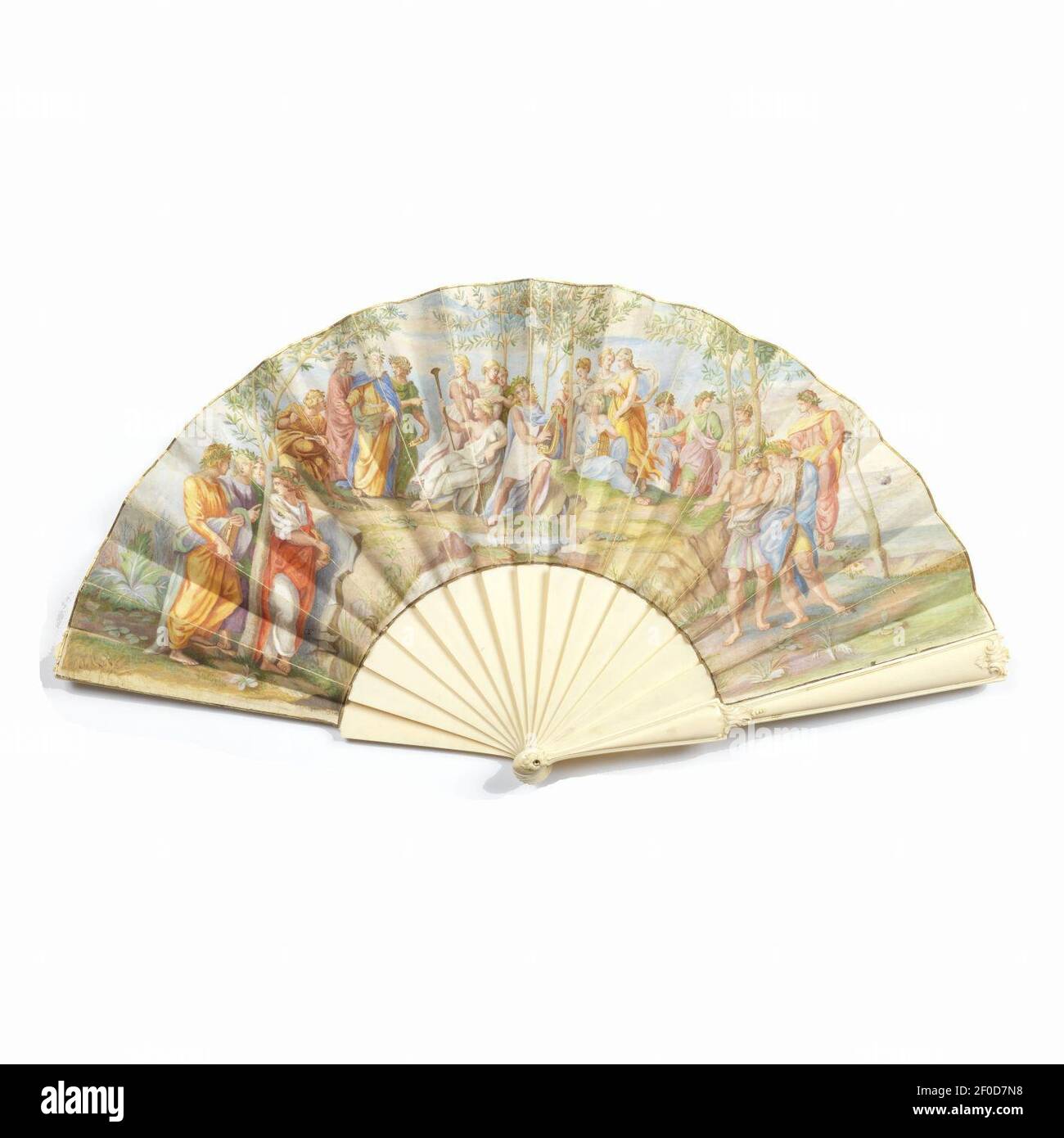 Pleated Fan (USA), 1870–1879 Stock Photo - Alamy