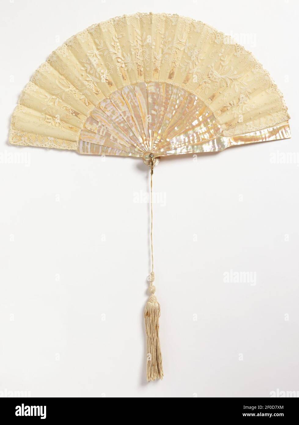 Pleated Fan, 19th century Stock Photo - Alamy