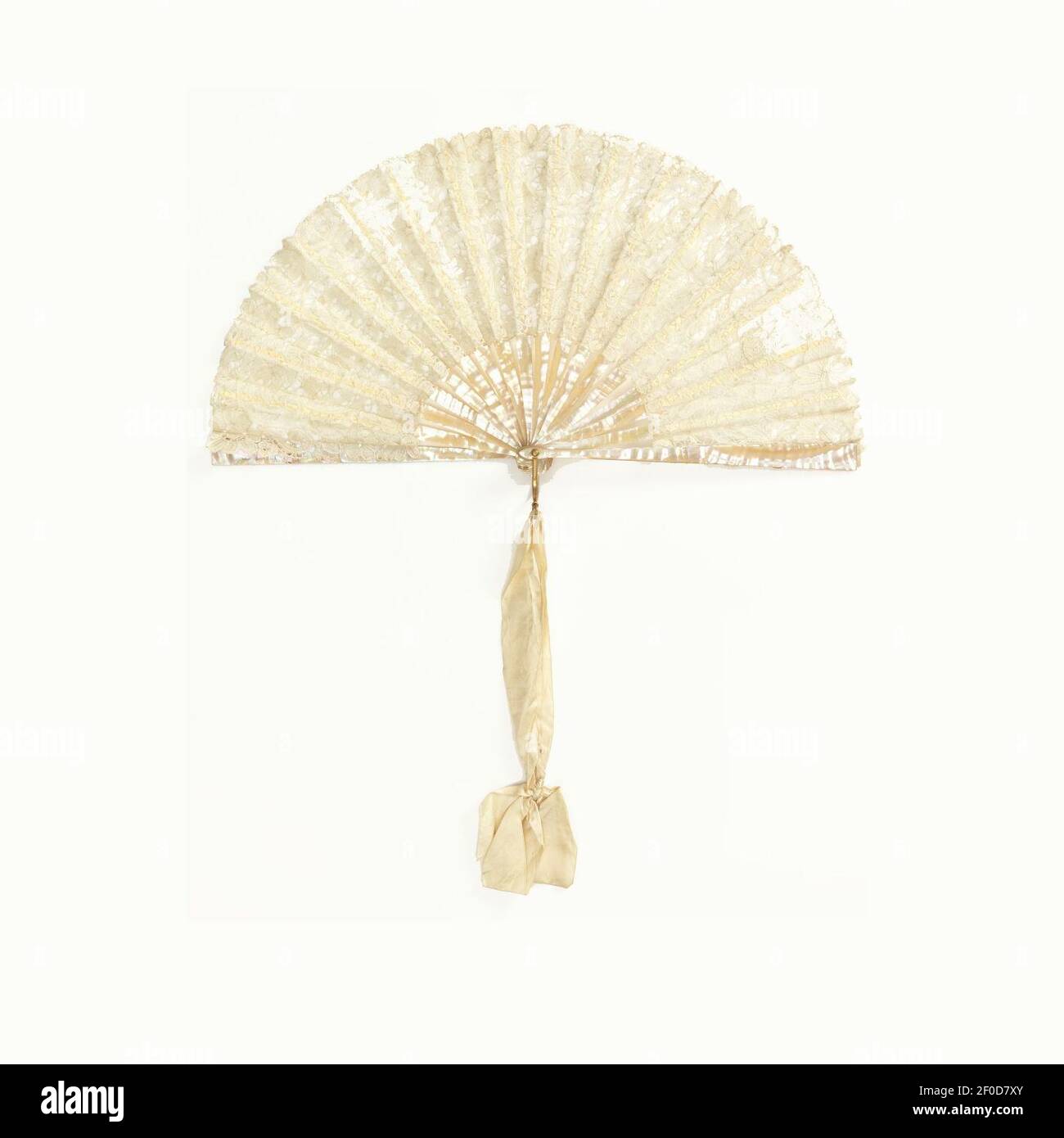 Pleated Fan, 19th century Stock Photo - Alamy