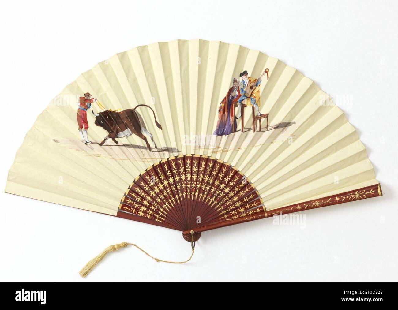 Pleated Fan, 1884 Stock Photo - Alamy