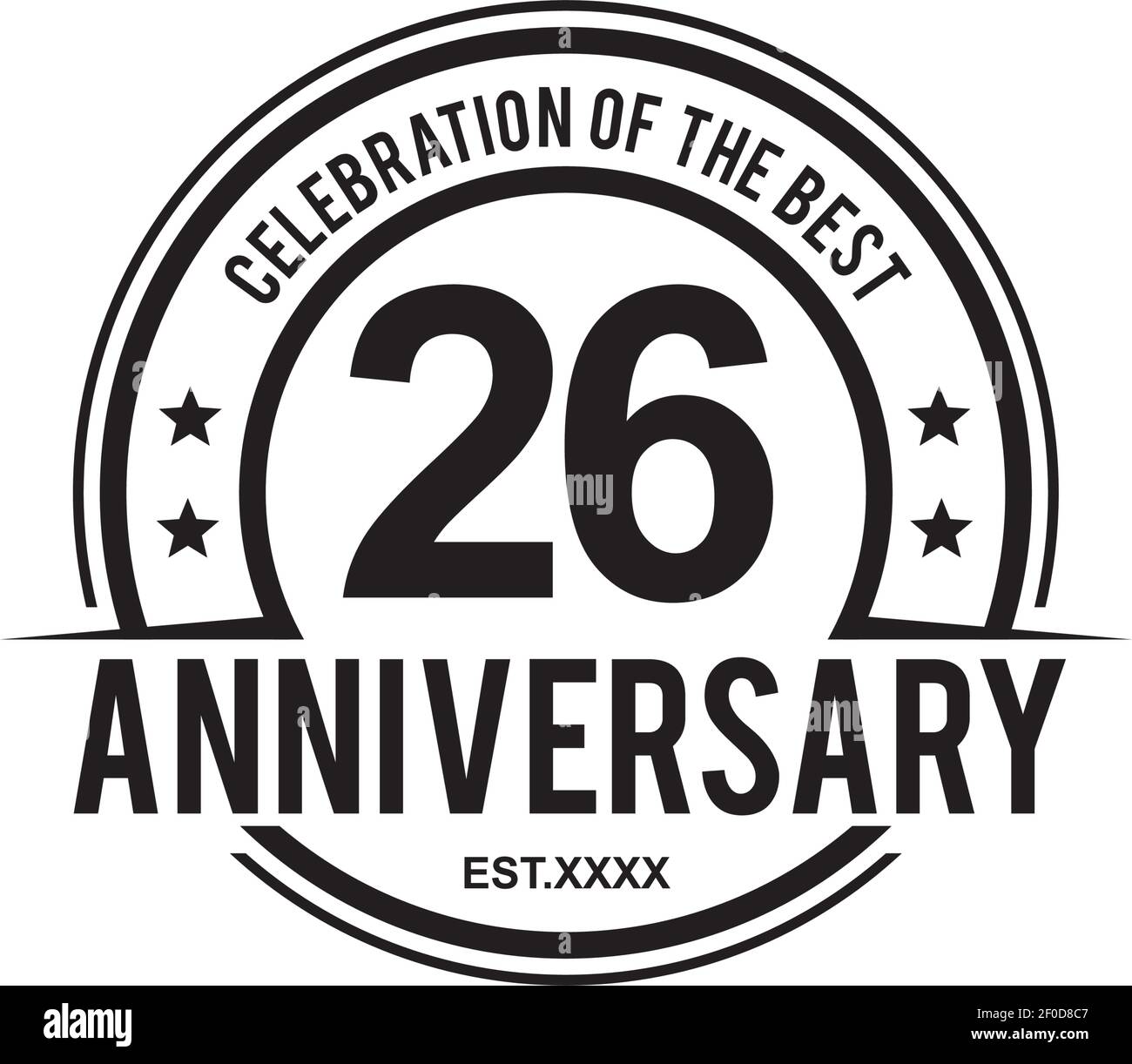 26th birthday Stock Vector Images - Alamy