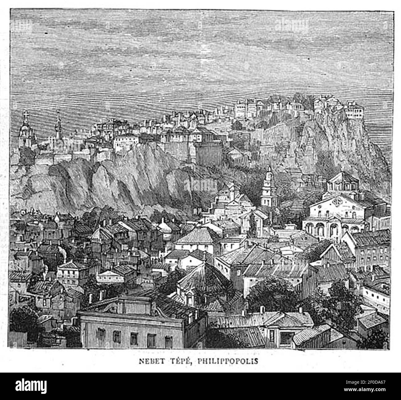 Plovdiv 1885 the graphic 3 Stock Photo - Alamy