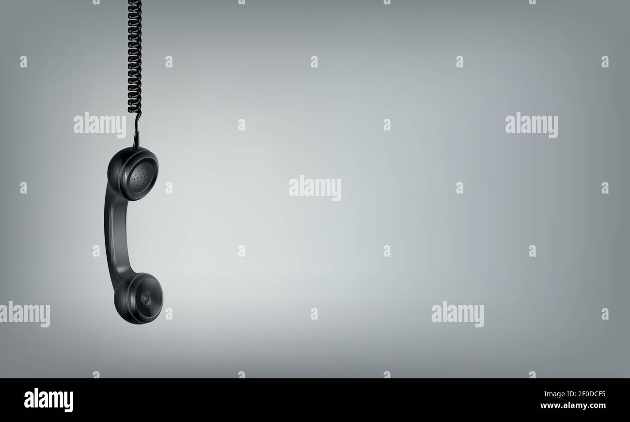 Telephone retro hanging Stock Vector Images - Alamy