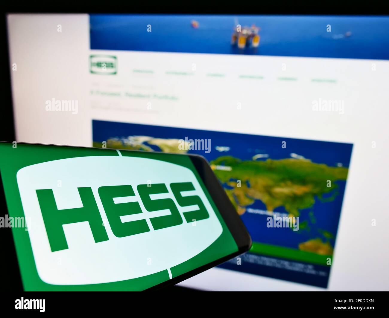 Hess corporation website oil gas hi-res stock photography and images ...