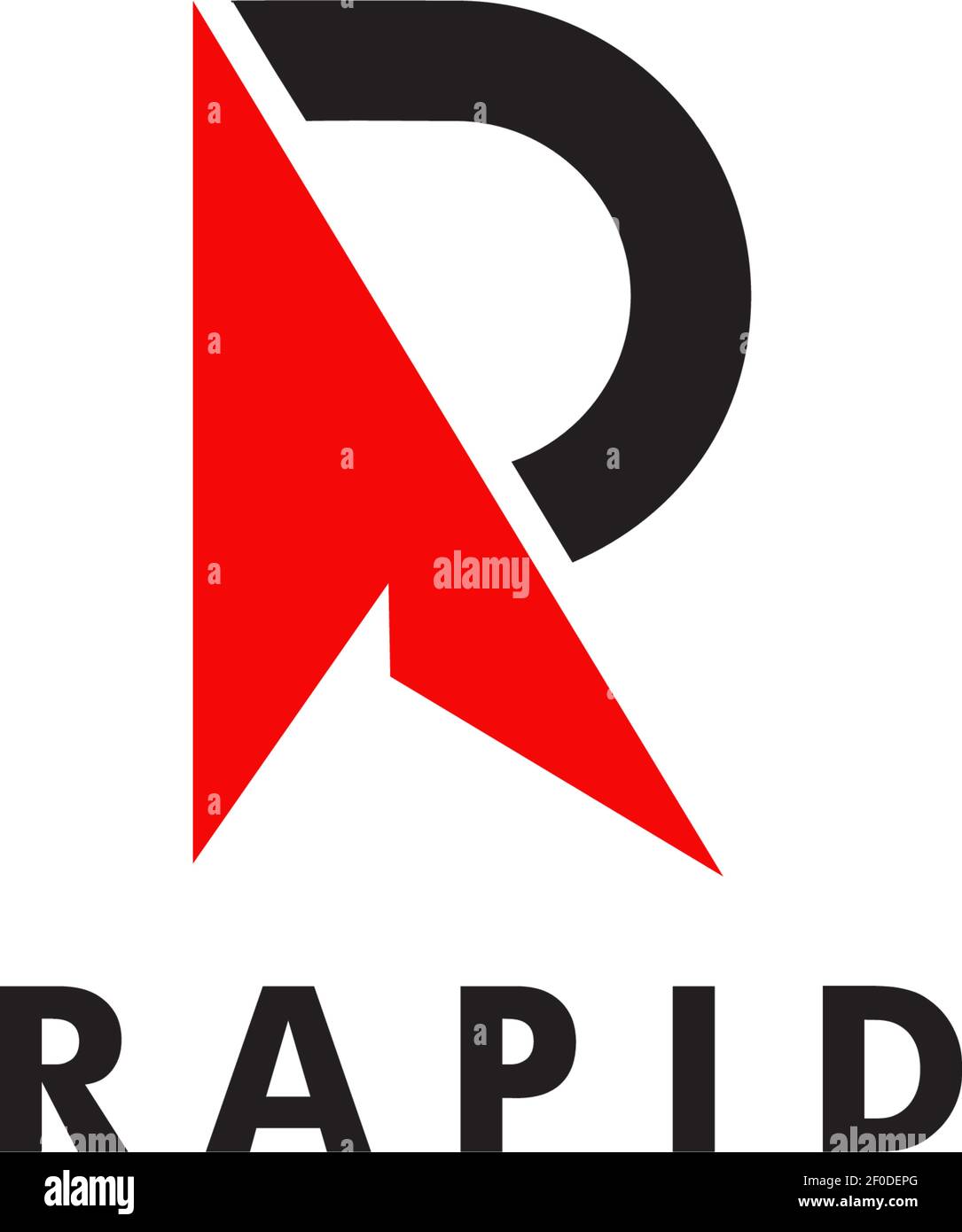 R letter initial icon logo design vector template Stock Vector Image ...