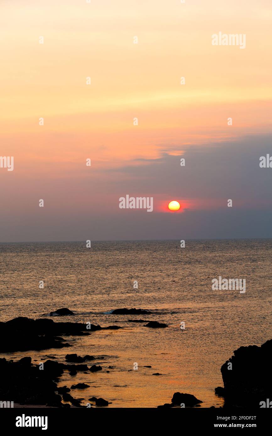 In oman sun falling down Stock Photo - Alamy