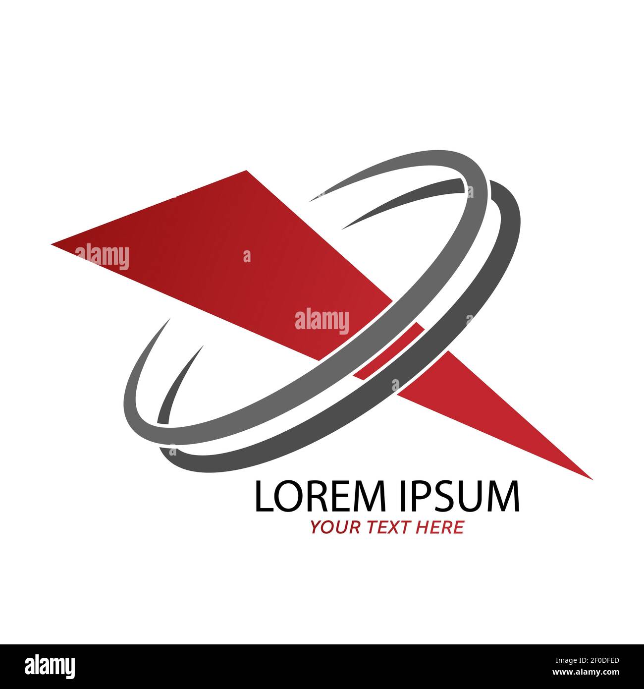 Editable template for a logo, emblem or brand of a company. Simple ...