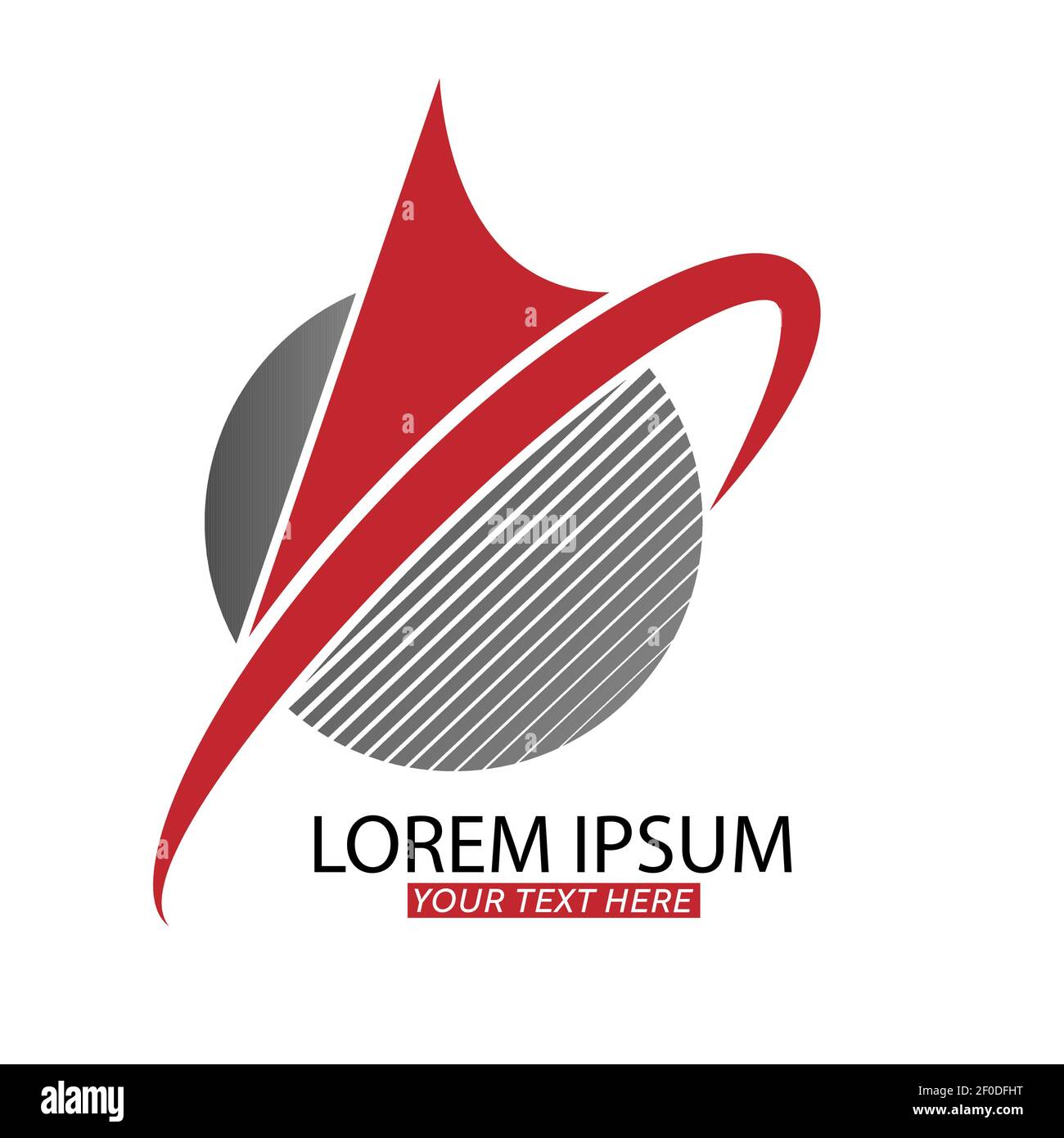 Editable template for a logo, emblem or brand of a company. Simple ...