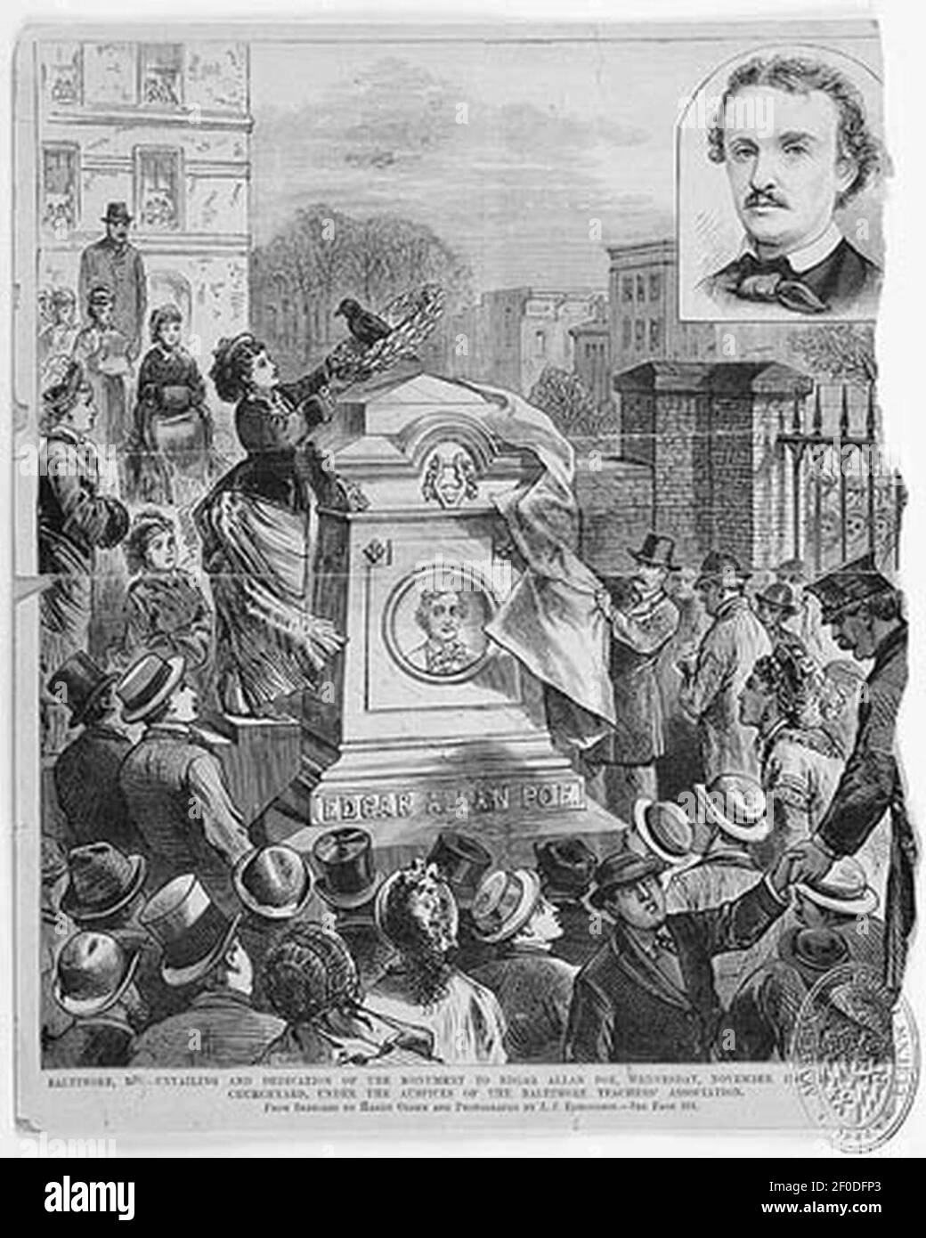 Poe Grave at Westminster 1 Stock Photo - Alamy