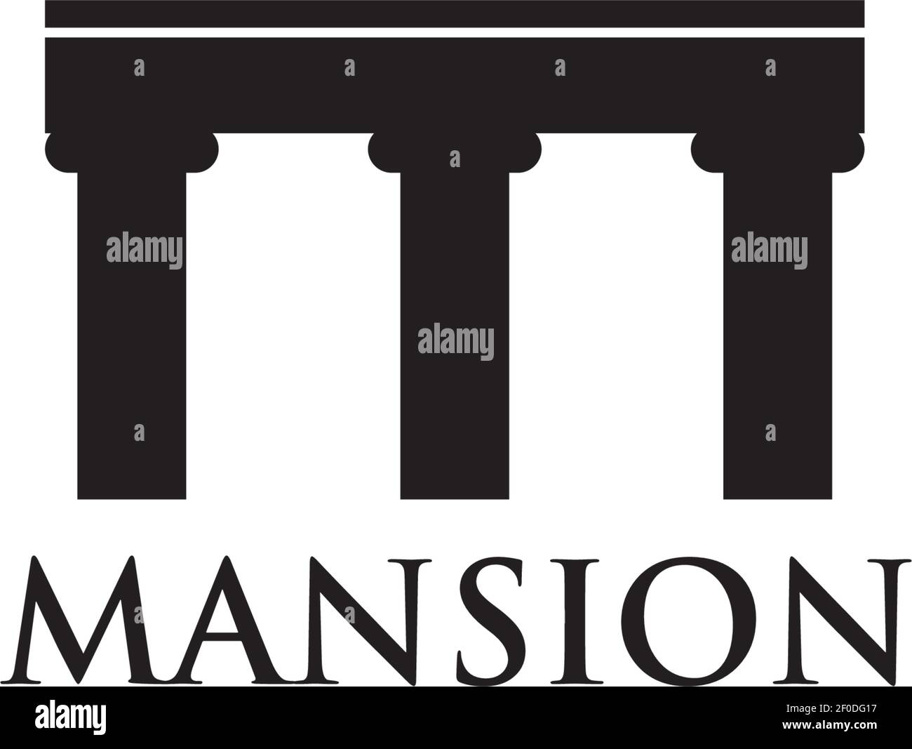 Mansion logo design inspiration vector template Stock Vector Image ...