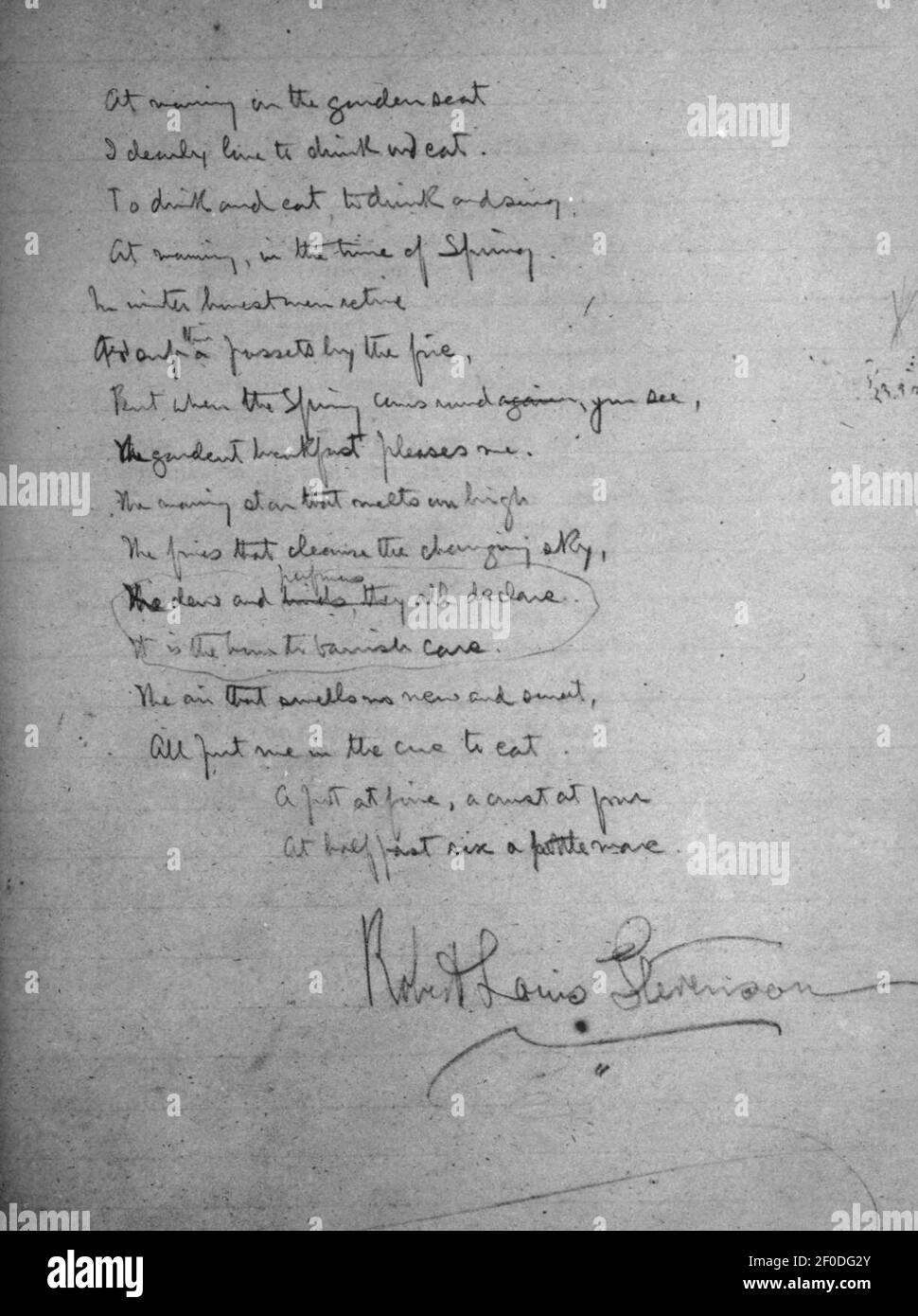 Stevenson poems hi-res stock photography and images - Alamy