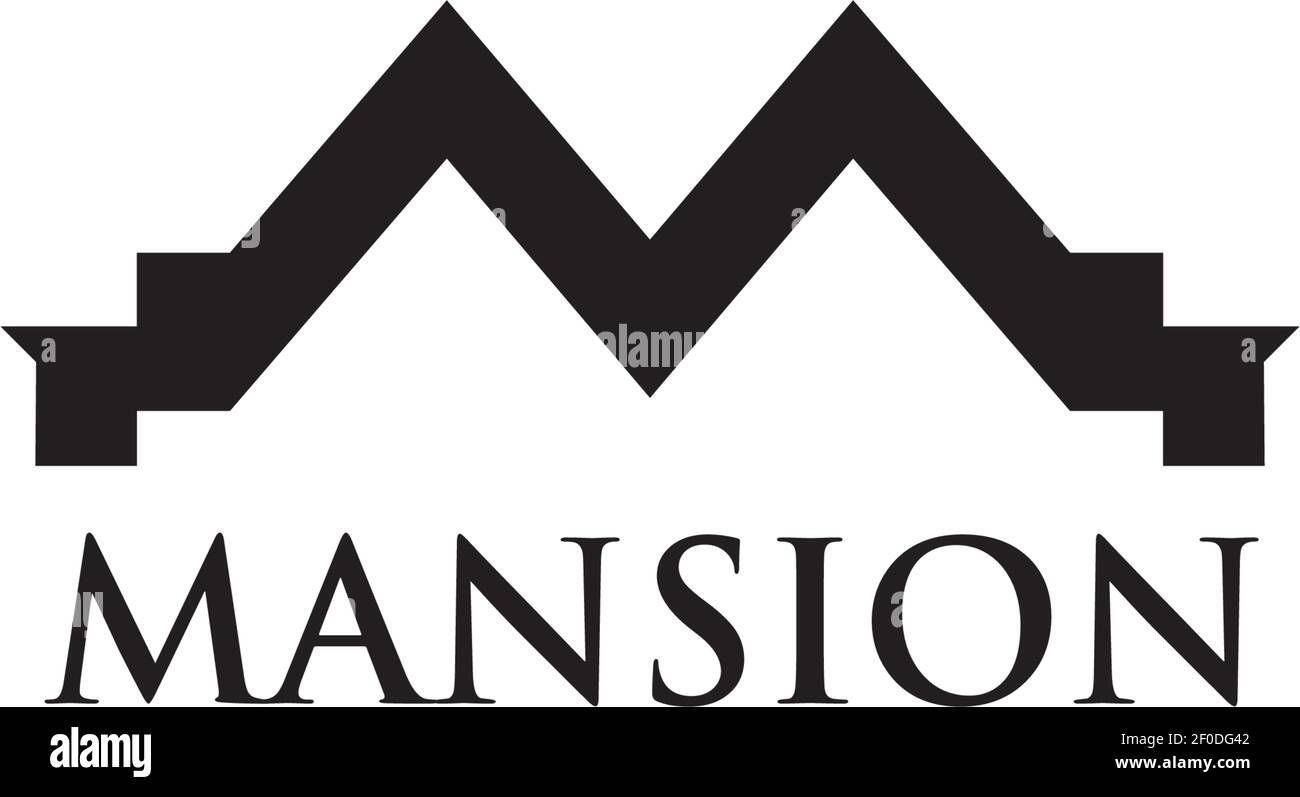 Mansion logo design inspiration vector template Stock Vector Image ...