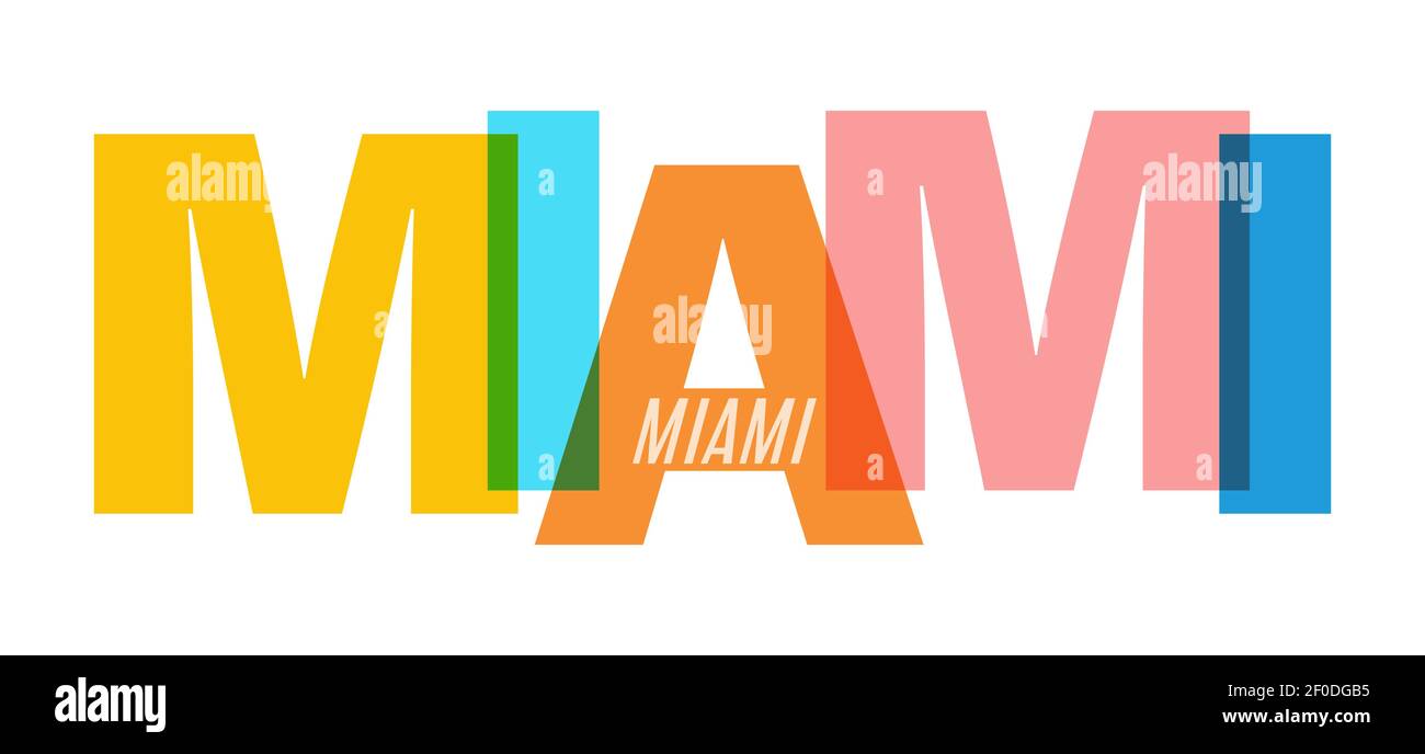 Miami miami postcard hi-res stock photography and images - Alamy