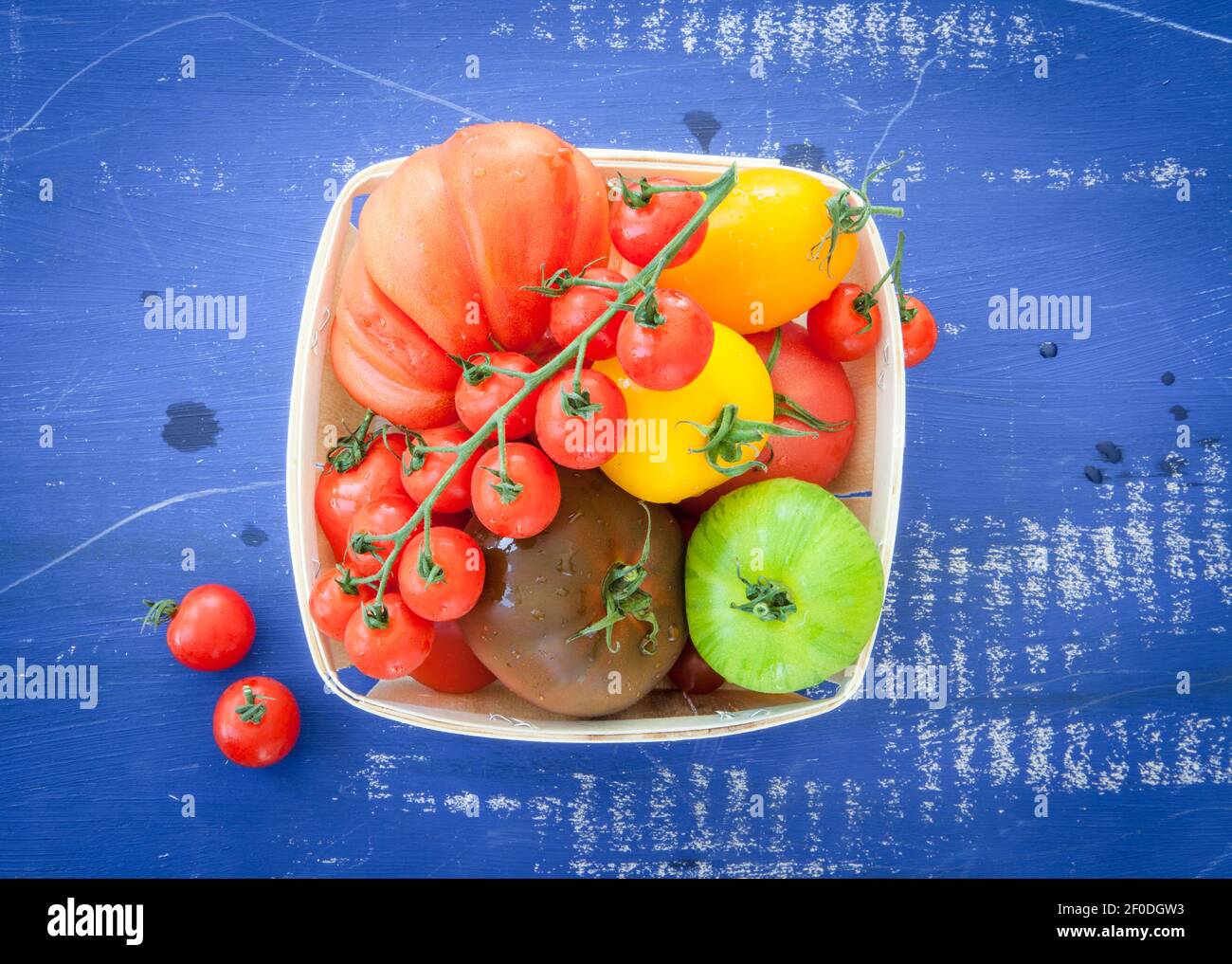 Coloured tomatoes hi-res stock photography and images - Alamy
